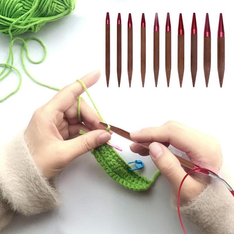 Aguja de tejer y anilla Circular de aluminio cambi... – Grandado