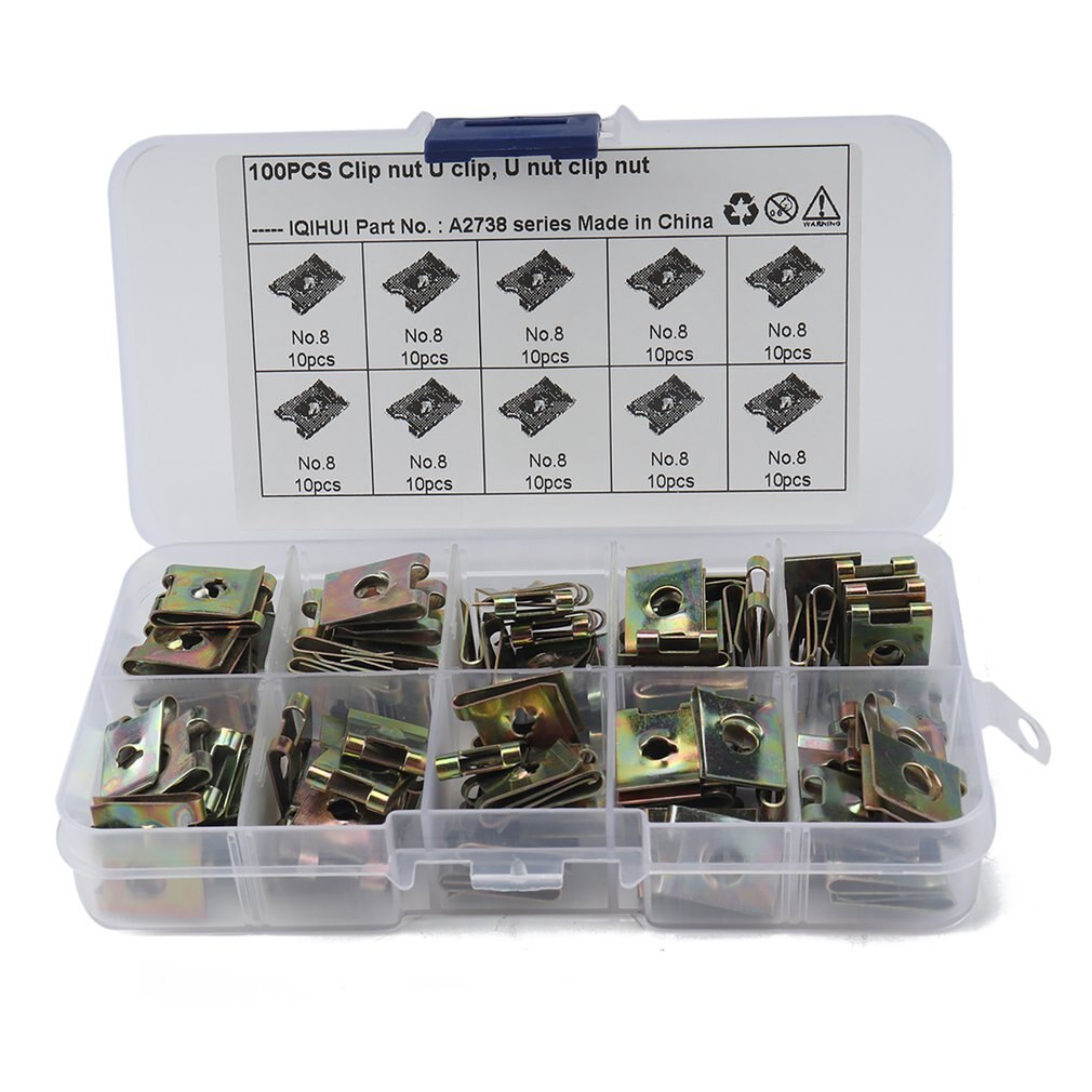 100pcs U-shaped Reed Nut Clip Nut is Suitable for ... – Grandado
