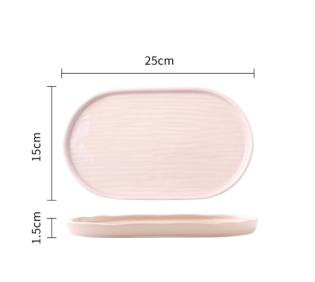 Dinner Plate Set Ceramic Kitchen Plate Tableware S... – Grandado