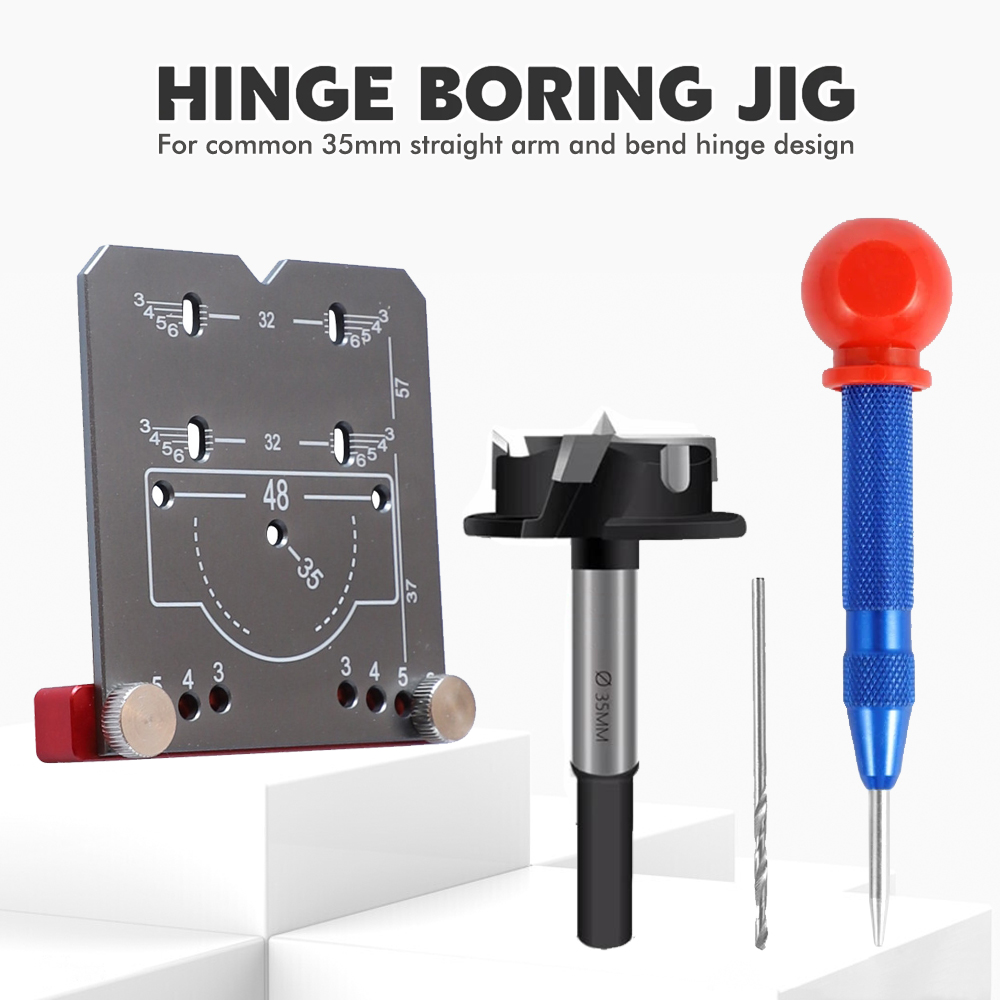 Hinge Hole Locator High Precision 35mm Drilling Po... – Grandado