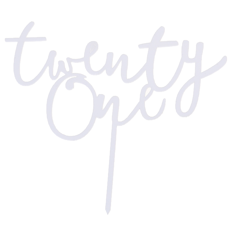 Twintig Een Gelukkige Verjaardag Acryl Cake Topper... – Grandado