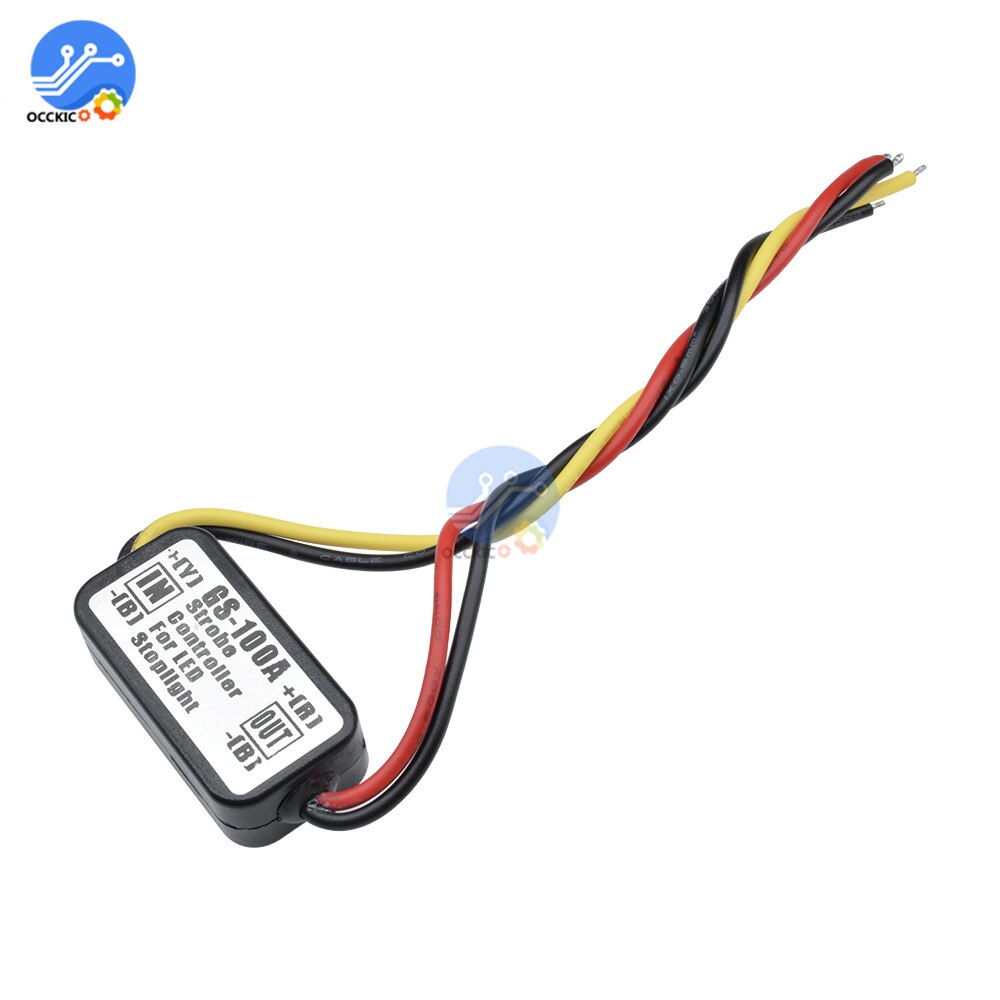 Auto Car 12V GS-100A LED Brake Stop Light Strobe F... – Grandado