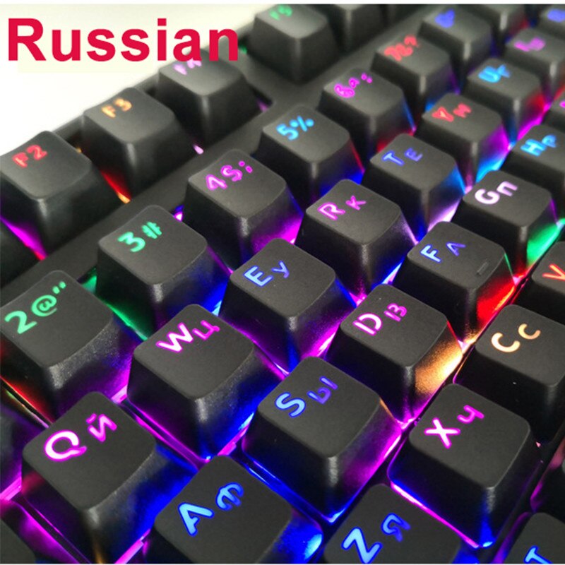 Russian/Spain/Korean 104 Keys/Set ABS KeyCaps OEM ... – Grandado