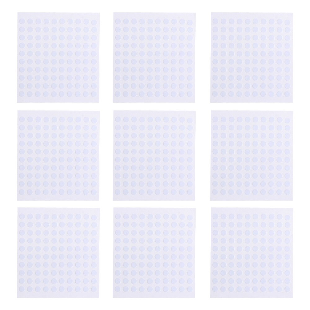 20 Sheets Whiter Round Dot Sticker Adhesive Dot St... – Grandado