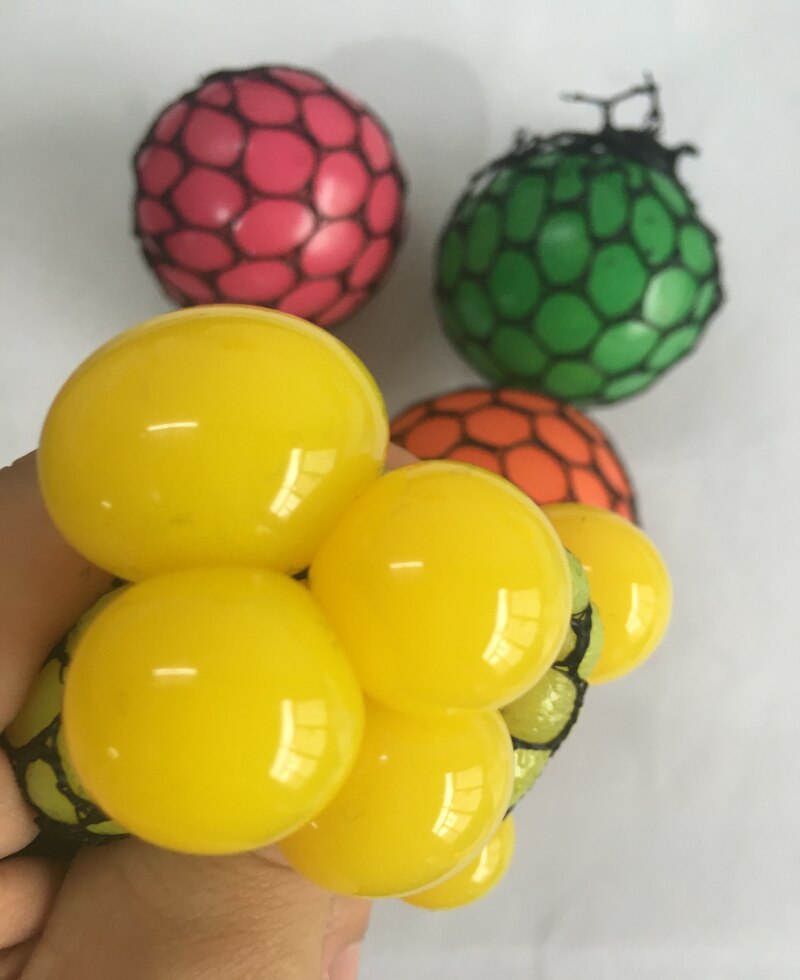 1PC Anti Stress Face Reliever Grape Ball Autism Mo... – Grandado