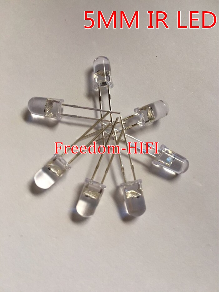 ! 20 Uds. Lote 5mm LED IR infrarrojo 940nm tubo tr... – Grandado