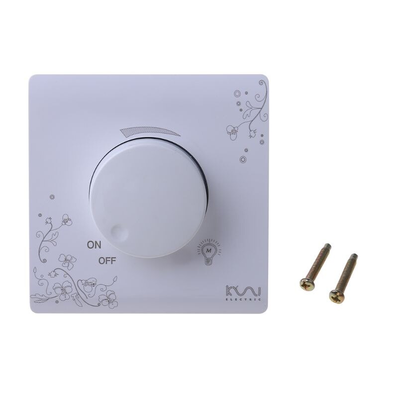 Wall Dimmer Switch White Panel Light Switch AC 110... – Vicedeal