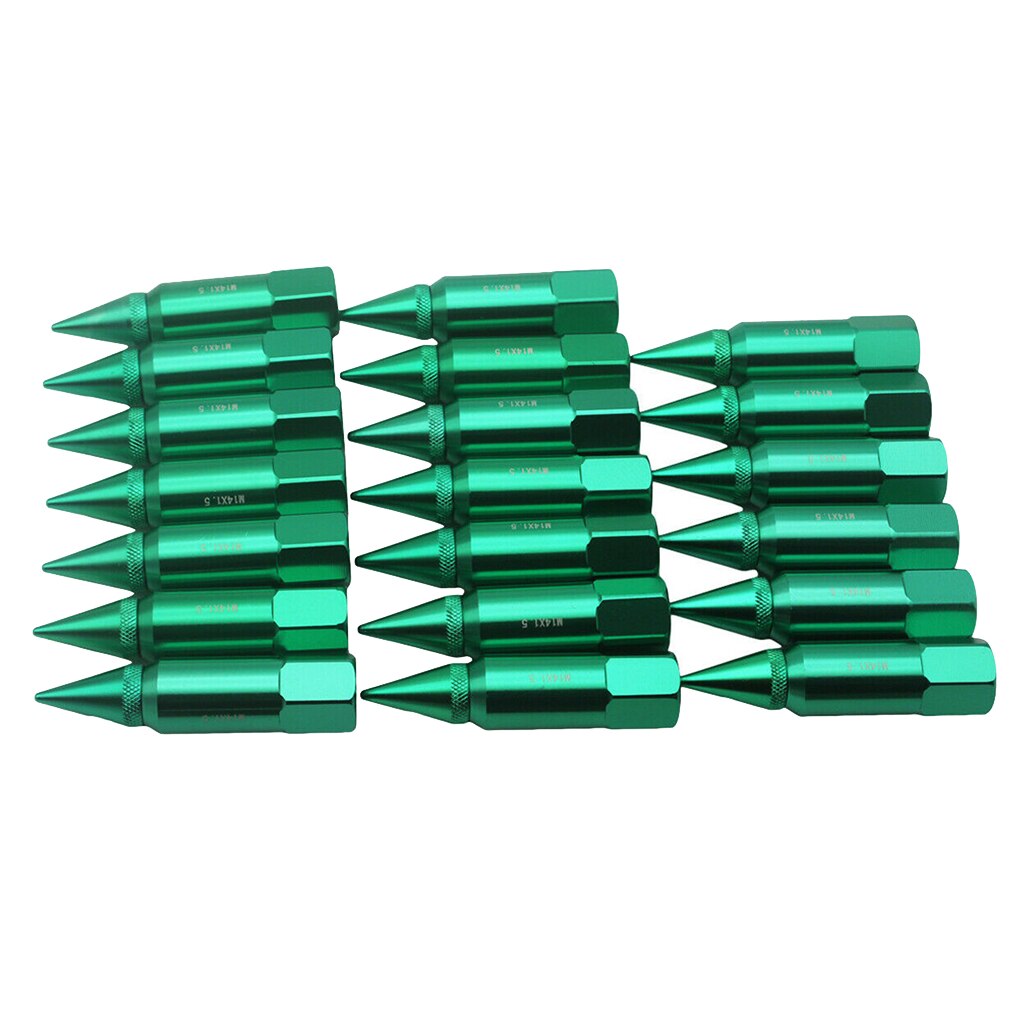 20 PIECES M14X1.25 Lug Nuts Spiked Extended Tuner ... – Grandado