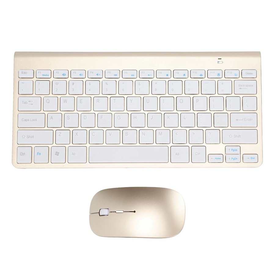 Keyboard Mouse Combo Wireless 2.4G USB Ultraslim P... – Grandado