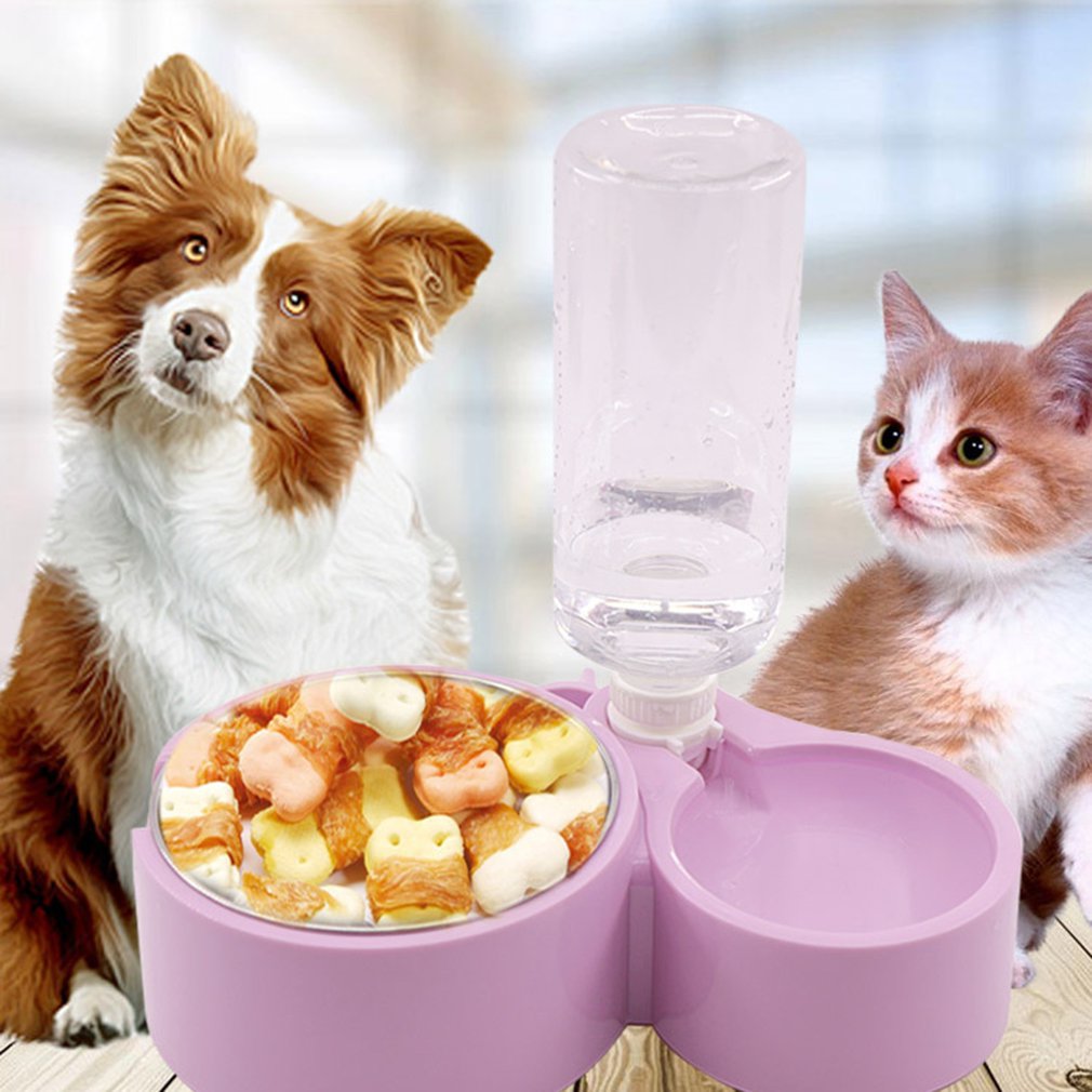 Automatic Pet Feeder Fountain Drinker Universal Fo... – Vicedeal