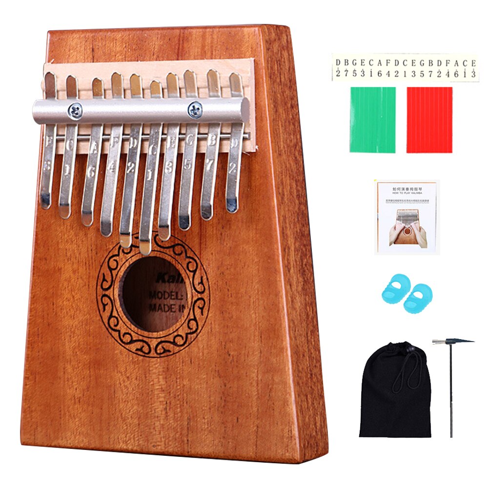 Kalimba 17 Key Thumb Piano Hout Mahonie Calimba Bo... – Grandado