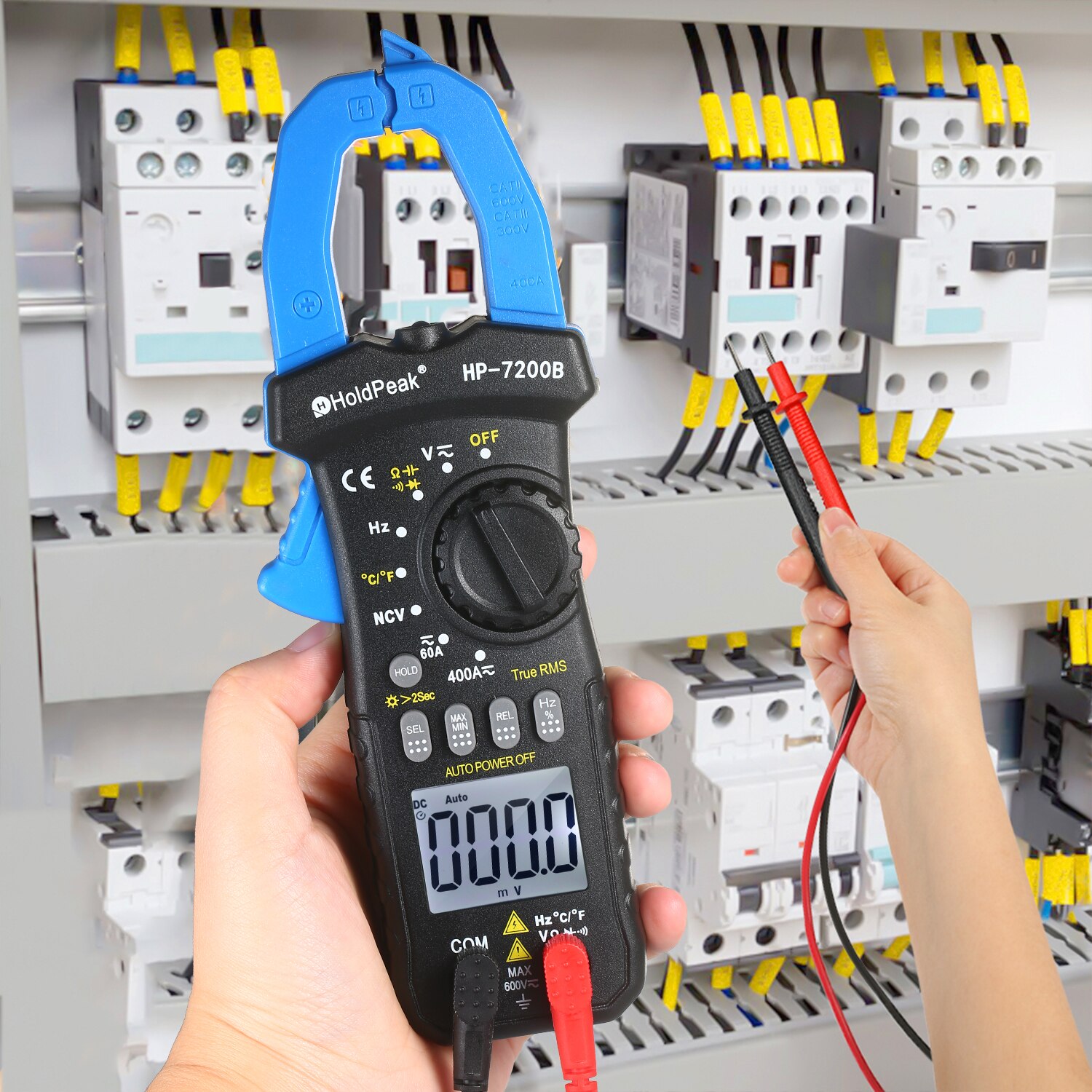 Digitale Holdpeak NCV Clamp Meter 6000 Zählt Multi... – Vicedeal