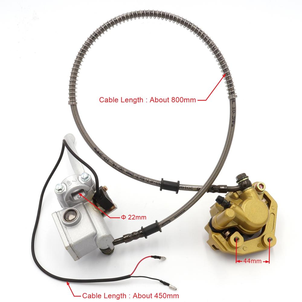 Hydraulic Front Disc Brake Caliper Pump System Fit... – Grandado