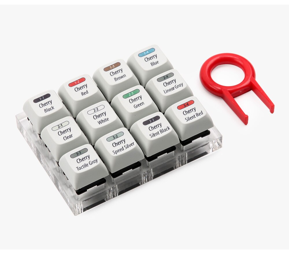 Cherry Profile 12 Switch Test With Acrylic Base Wi... – Grandado