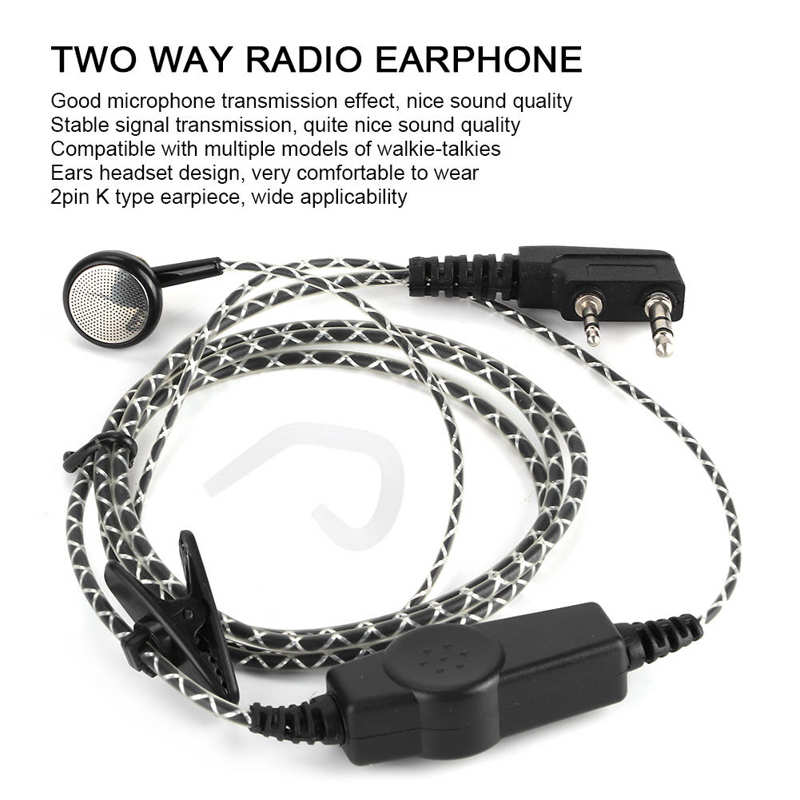 Headset for Walkie Talkie Walkie‑Talkie Earphone H... – Grandado