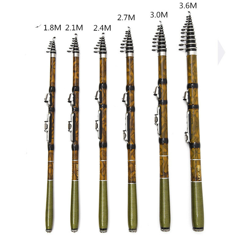 Army green camouflage Carbon Spinning Fishing Rod ... – Grandado