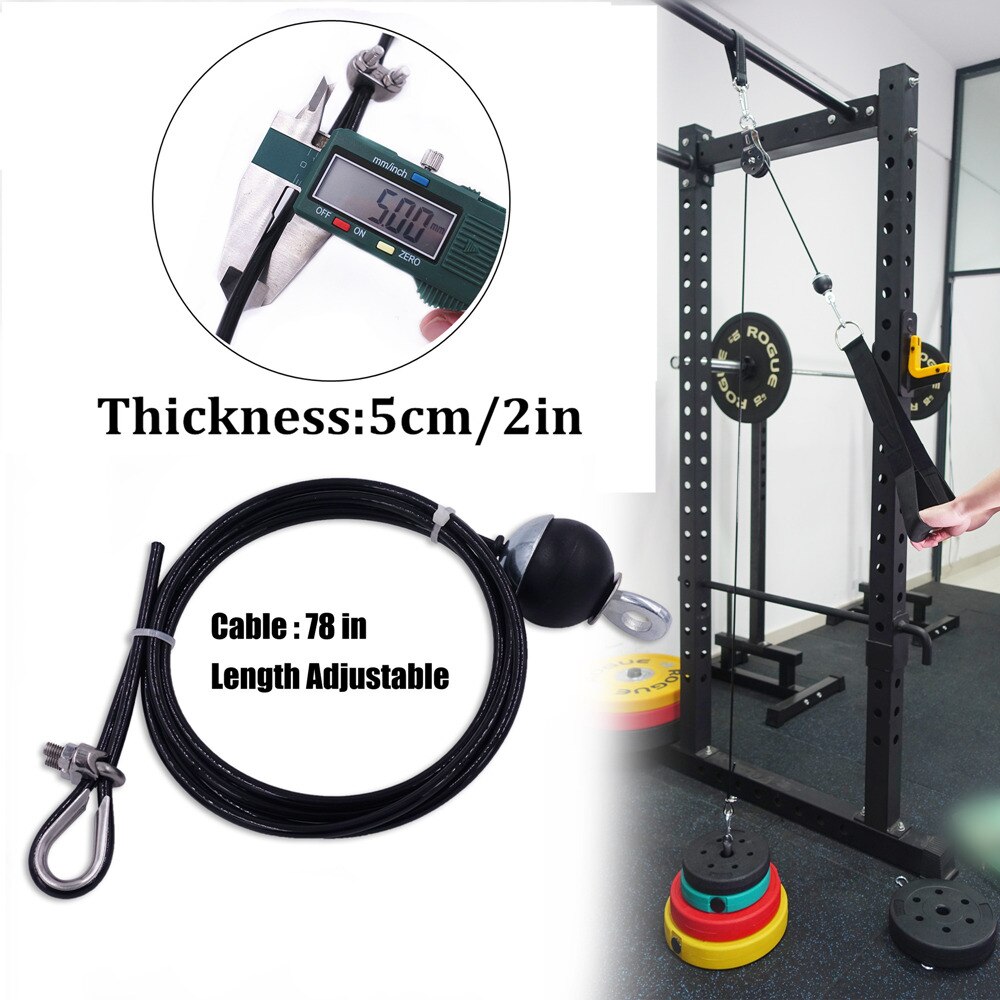 DIY Cable Pulley System Machine Attachment Length ... – Vicedeal