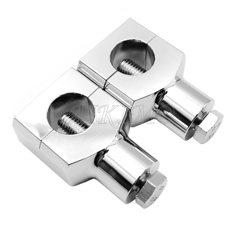 Chrome/Black Motorcycle 1 "25Mm Stuur Bar Ris... – Vicedeal