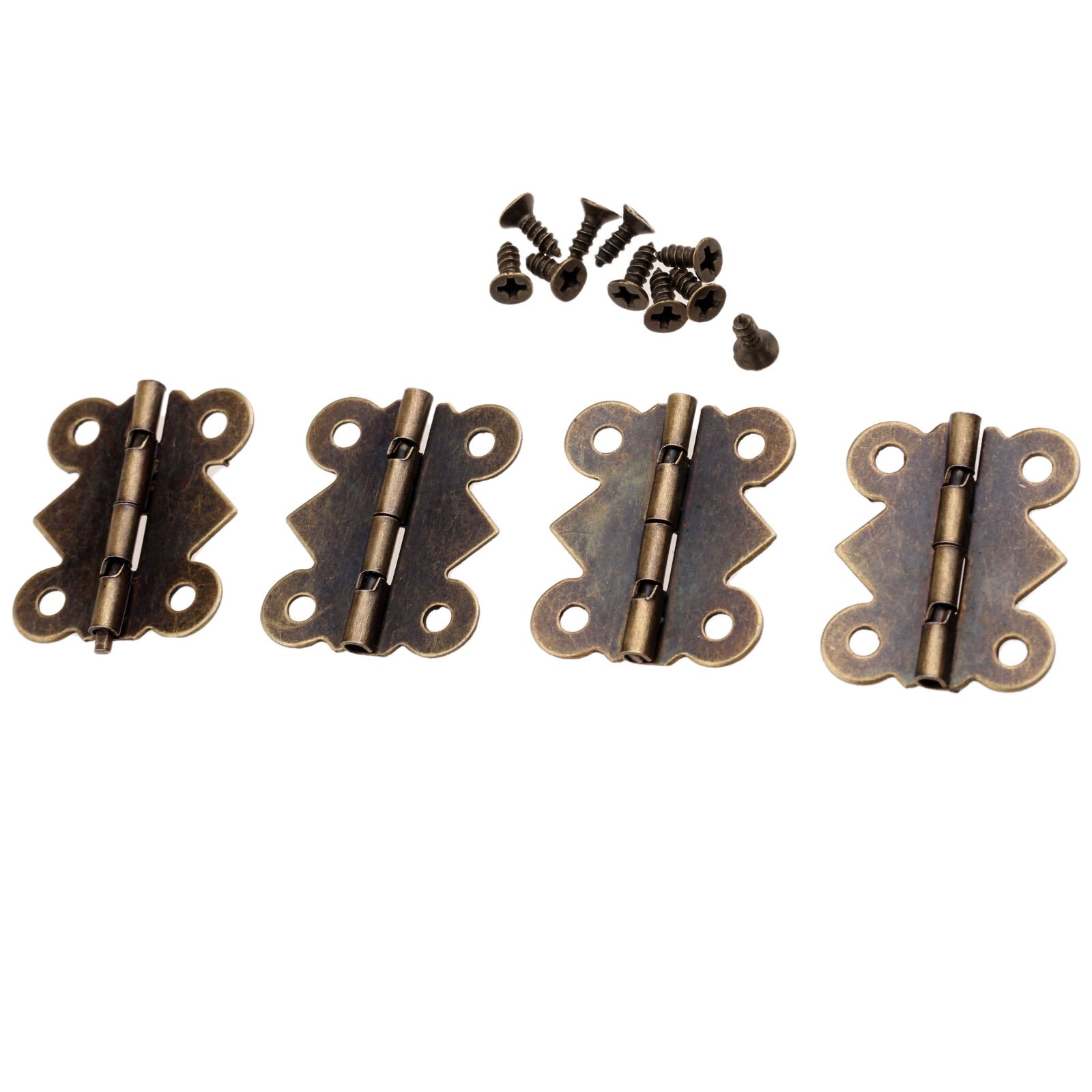 4PCS 25*20mm Antique Bronze Mini Butterfly Door Hi... – Grandado
