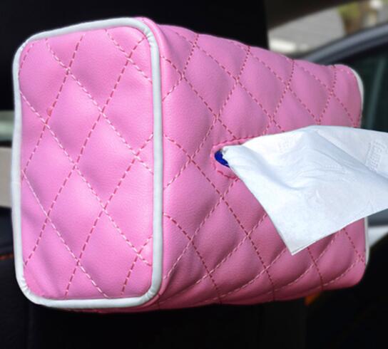 Leather Car Tissue Box Auto Pumping Cassette Acces... – Grandado