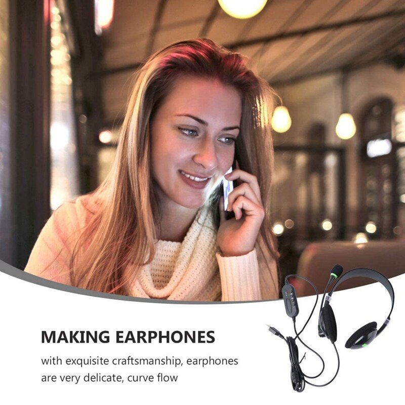 GUIDERAY Wired Headset,USB Headset with Microphone... – Grandado