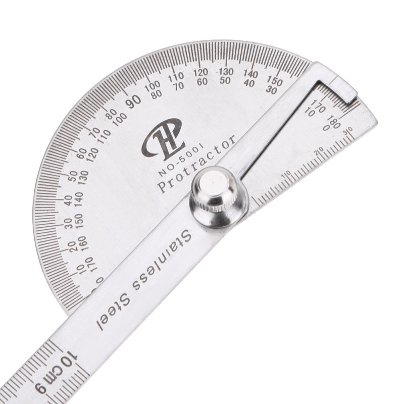 Arm Rotary Measuring Ruler Stainless Steel 180 Deg... – Vicedeal