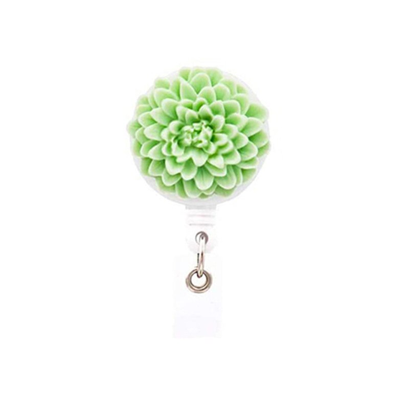 8 Colors Retractable Badge Reel Lovely Chrysanthem... – Grandado
