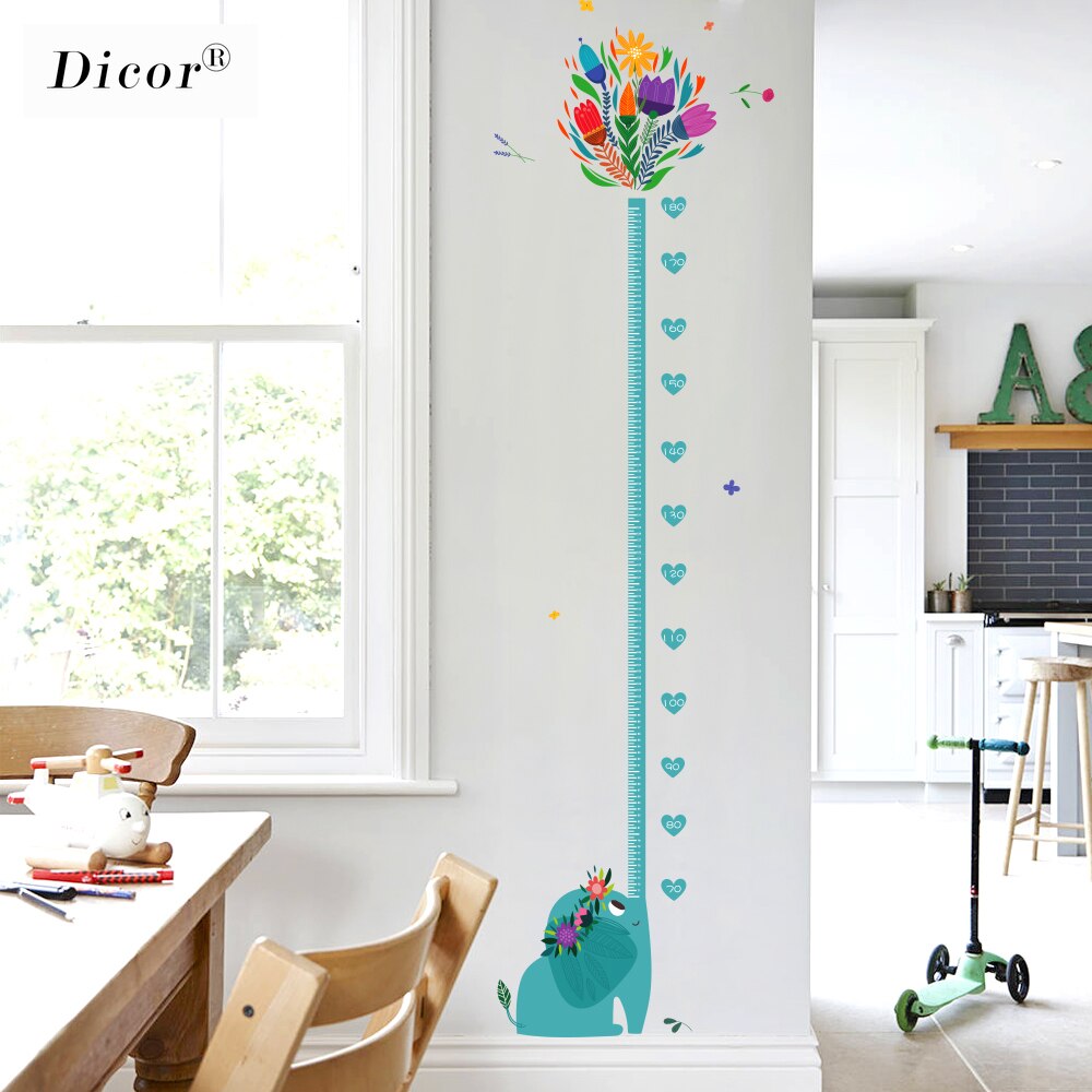 Genuine DICOR Kawaii Elephant Cartoon Wall Sticker... – Vicedeal