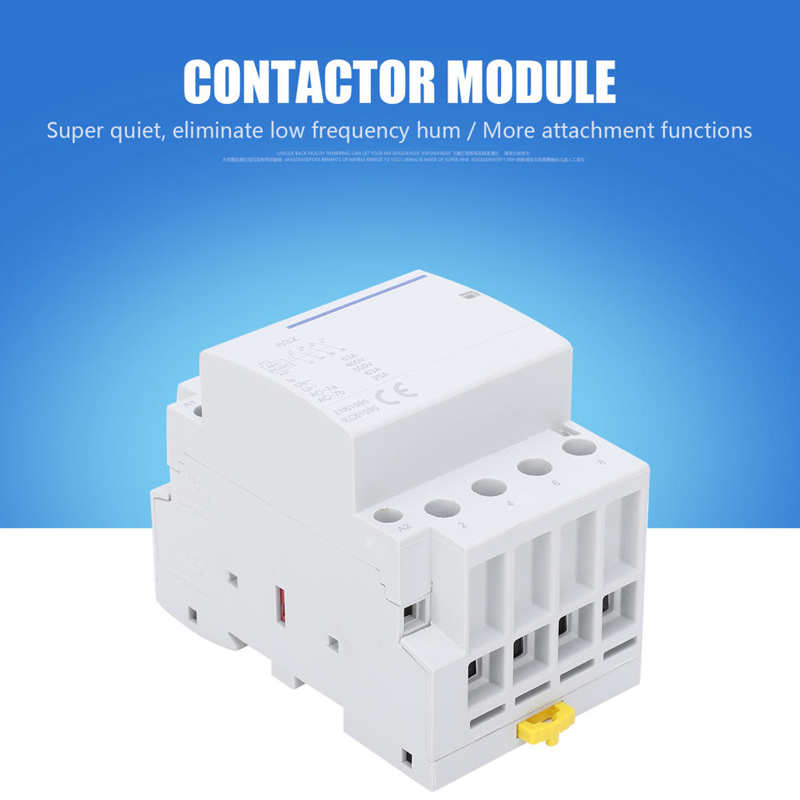 4NO Household Voltage Contactor 63A 400V AC/DC Ele... – Vicedeal