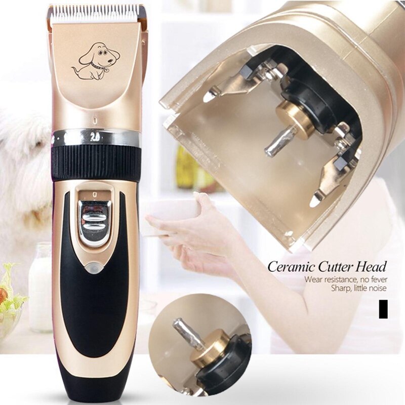 Dog Grooming Kit, Low Noise Rechargeable Dogs Shav... – Grandado