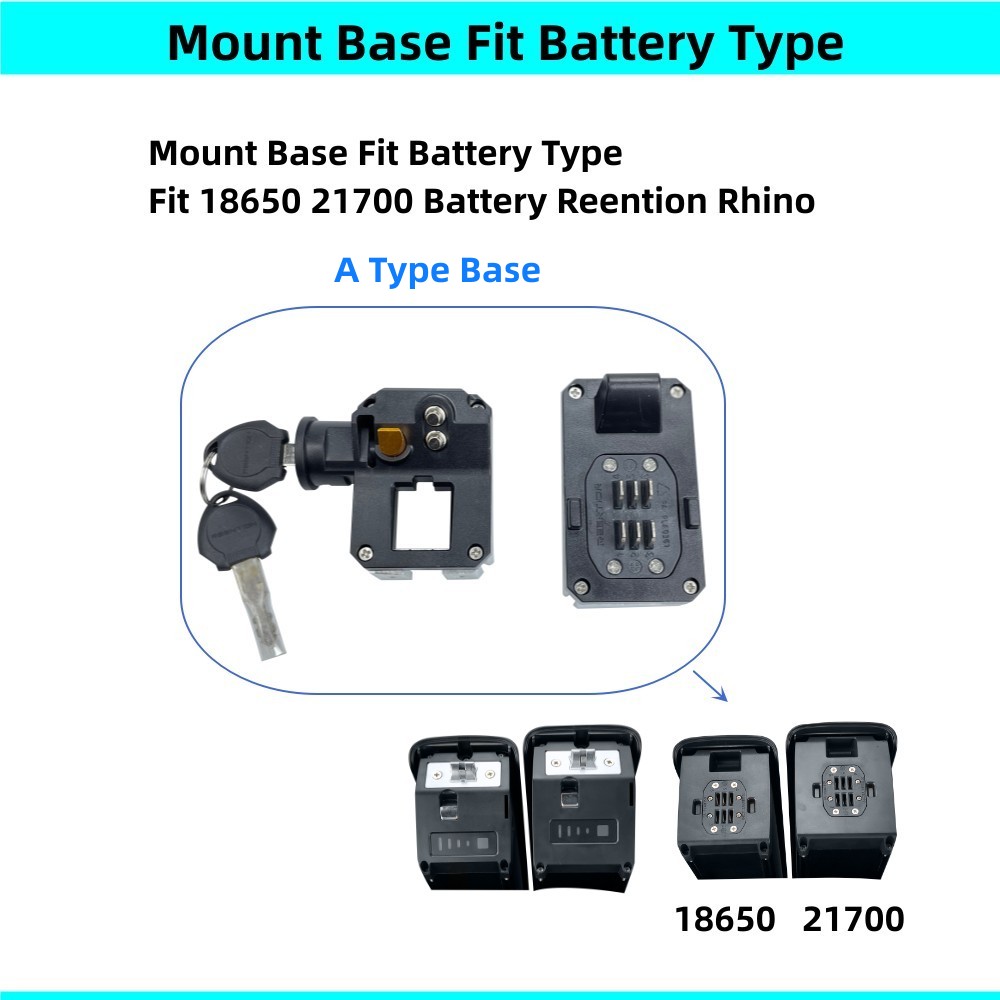 Reention Rhino 21700 18650 Ebike Battery Mount Bas... – Grandado