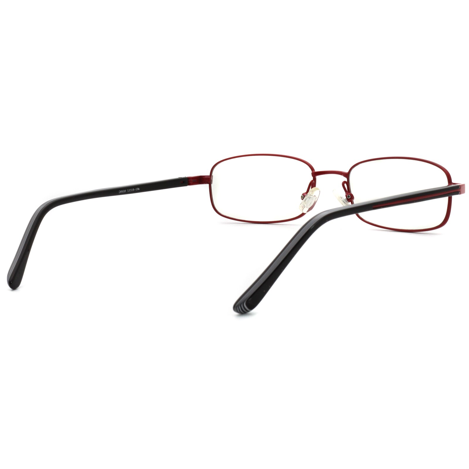 Red Metal Acetate Eyewear Glasses Optical Frame O0... – Grandado