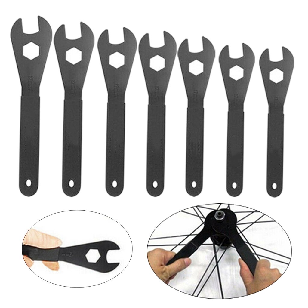 7-Pieces Bike Cone Spanner Set Cycle Hub Wrench 13... – Grandado
