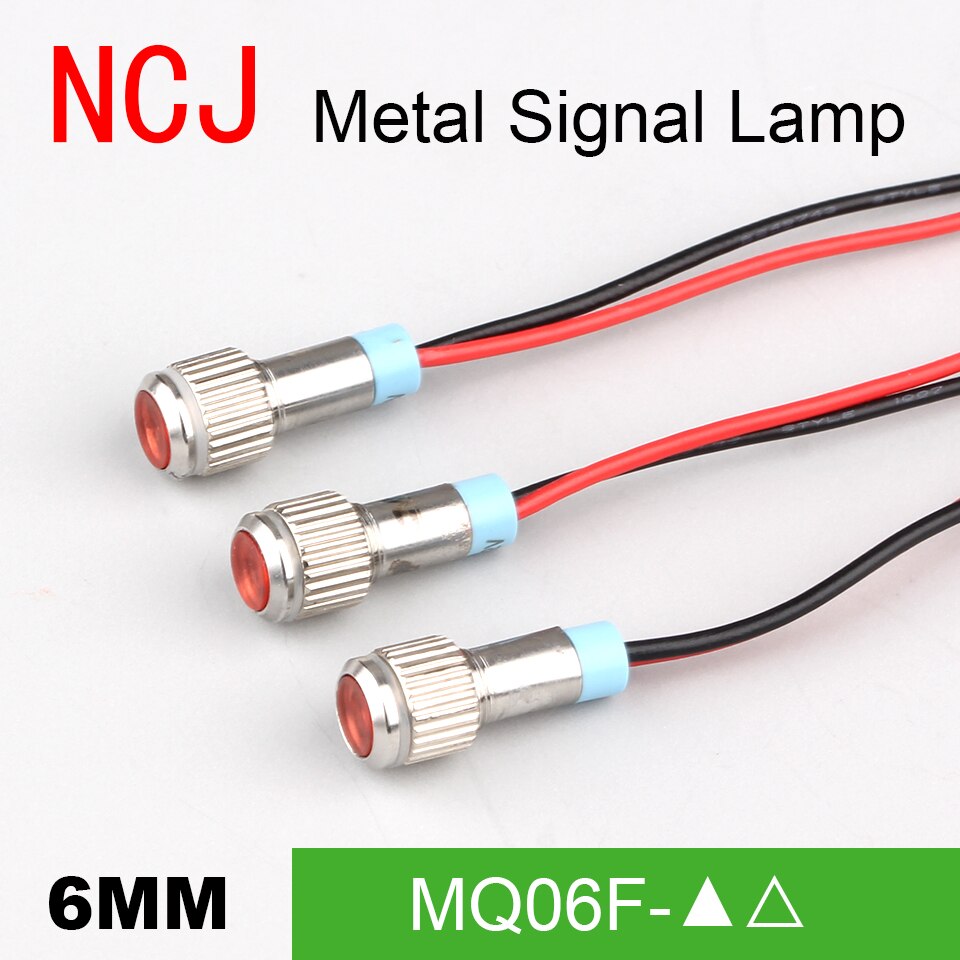 NCJ 6mm LED Signal lamp Indicator Metal signal lam... – Vicedeal