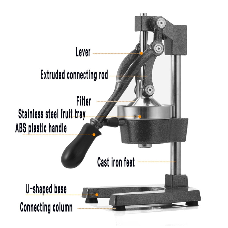 Manual Juicer Multi-function Lemon Orange Juice Machine Stainless Steel ...