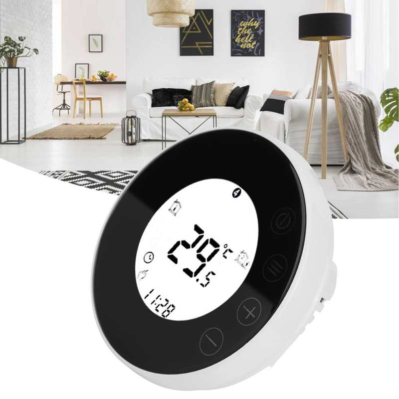 Round Water Heating LED Touch Intelligent Thermost... – Vicedeal