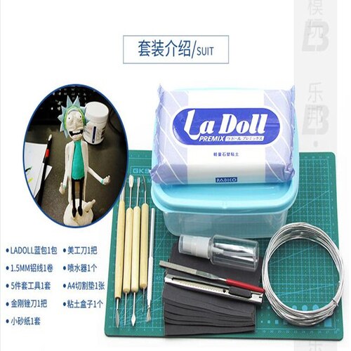 DIY hand-made stone plastic clay BJD ball joint ha... – Vicedeal