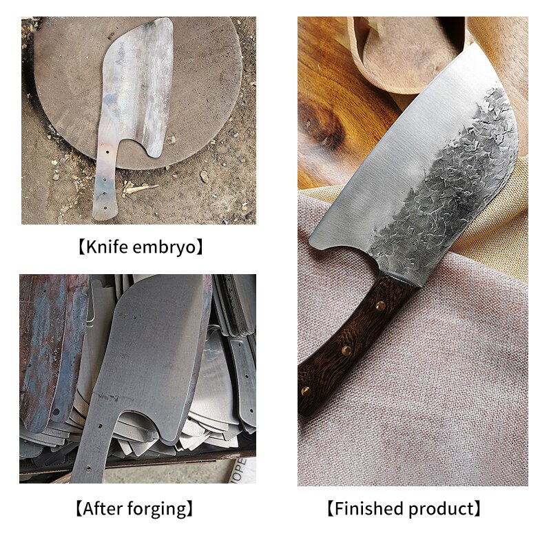 Full Tang Chef Knife Handmade Forged High-carbon C... – Grandado