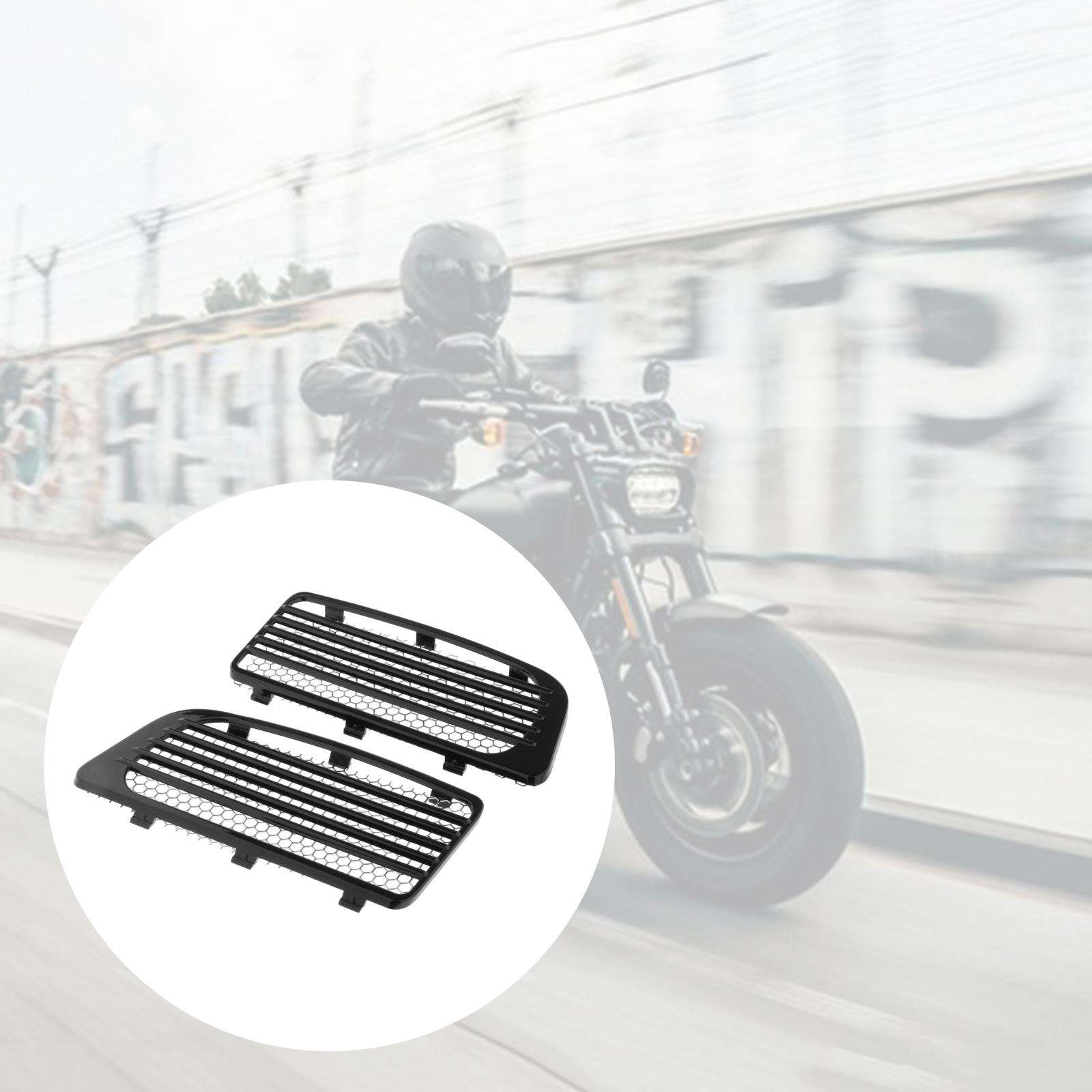 2pcs Motorcycle Radiator Grills w/ Metal Mesh Fit ... – Grandado