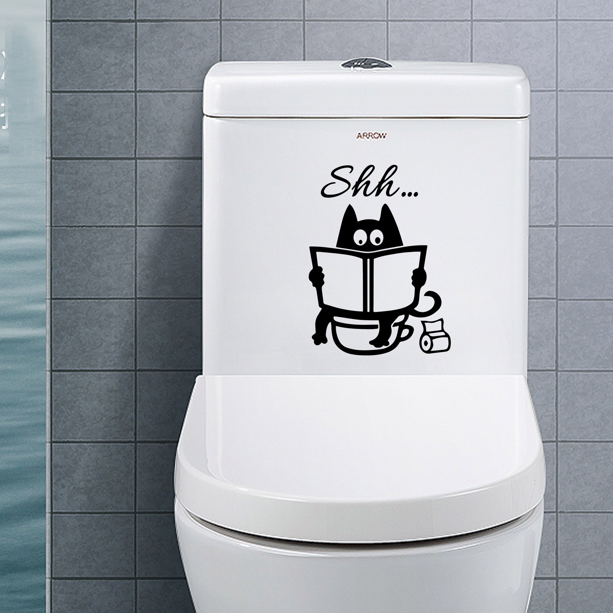 Modern Toilet Home Decor Wall Stickers For Toliet ... – Grandado