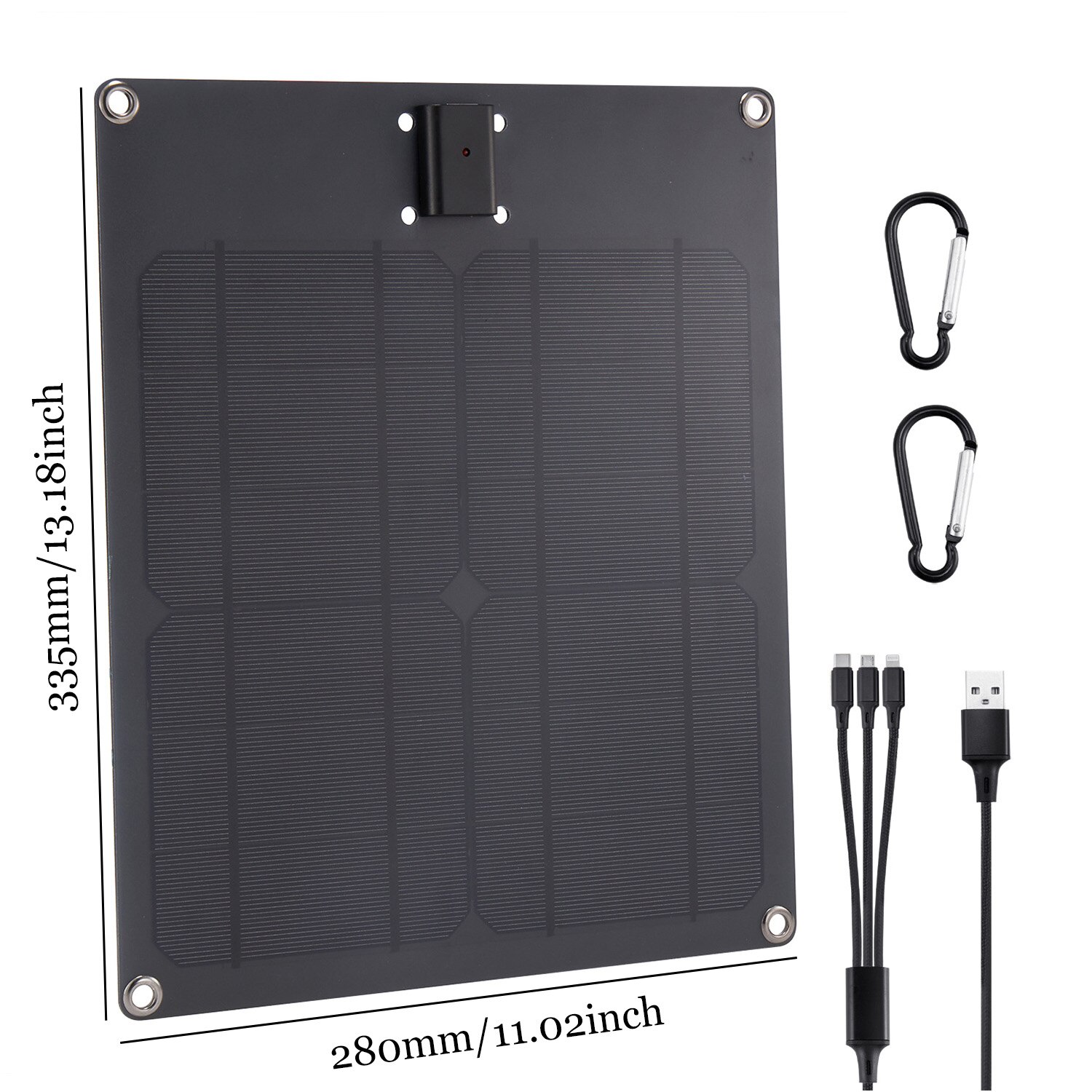 Portable Solar Panel Kit 5V USB Output True Wattag... – Vicedeal