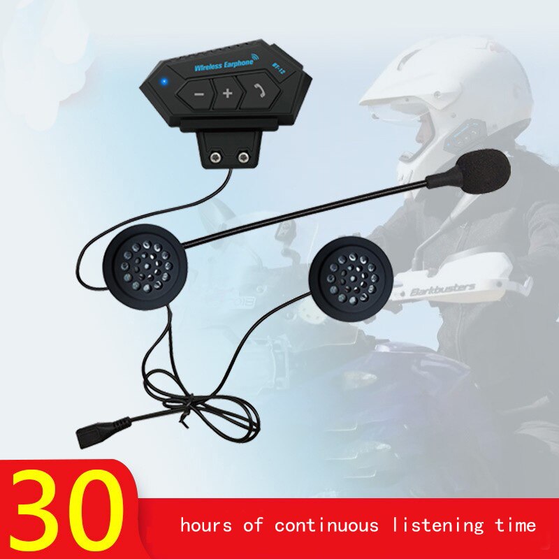 Anti-interferens bluetooth 4.2 hjälm intercom tråd... – Vicedeal
