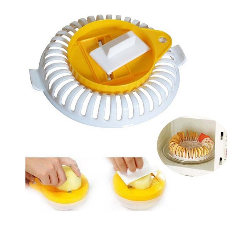 1pcs Microwave Oven Baked Potato Chips Roaster Pot... – Vicedeal