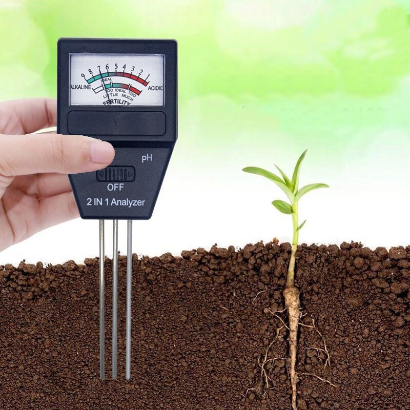 2 in 1 Soil PH Meter Tester Moisture Monitor Ferti... – Vicedeal
