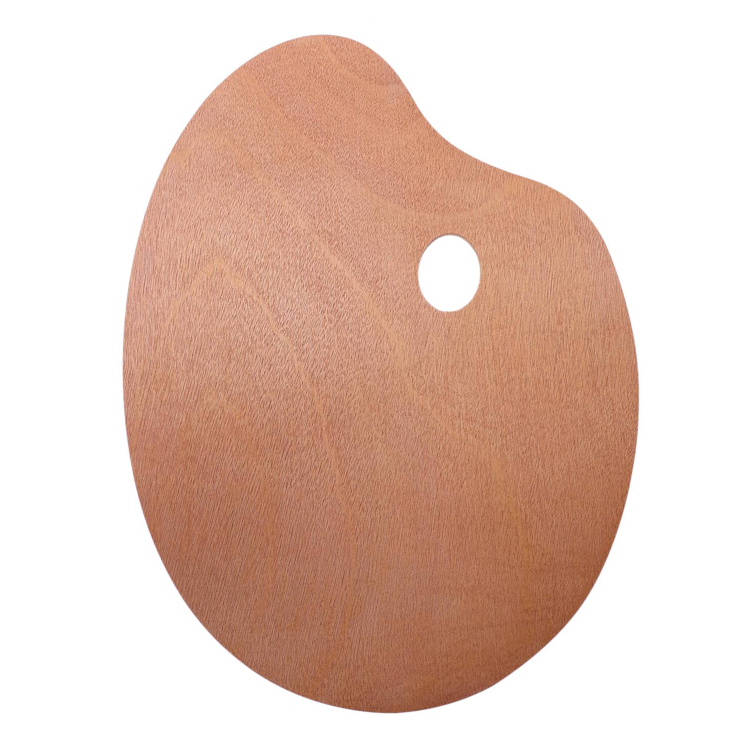 Oil Acrylic Painting Palette Solid Wooden Walnut C... – Grandado