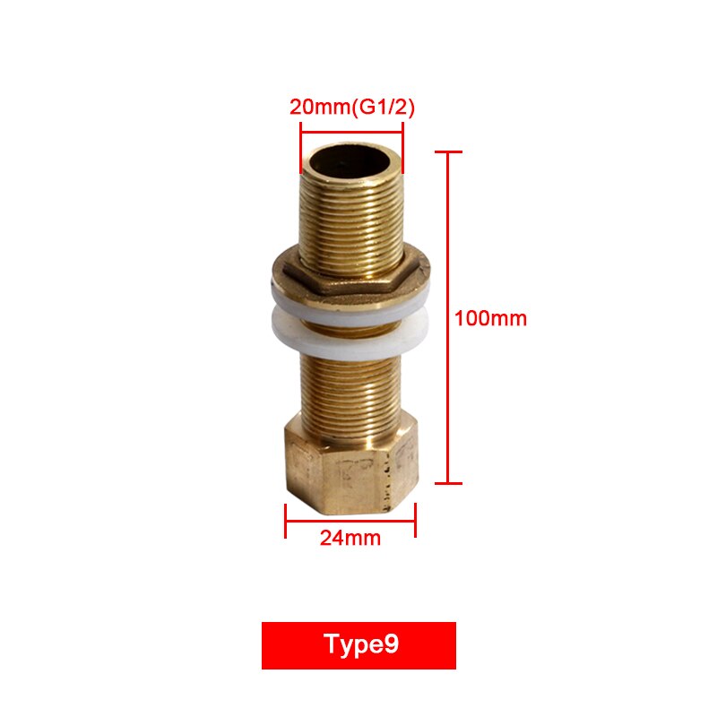20mm Water Tank Pipe Fitting 1/2'' Fish Ta... – Grandado