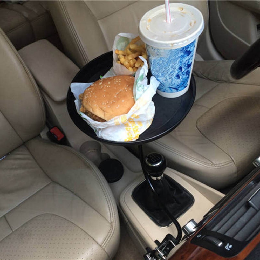Black Car Food Tray Folding Dining Table Drink Hol... – Grandado