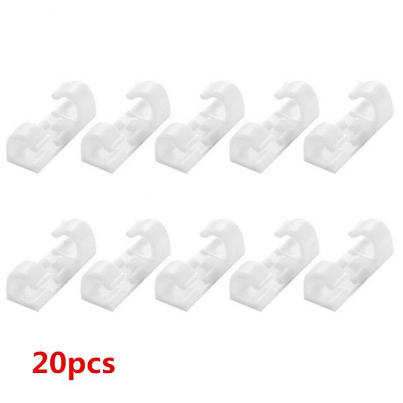 20Pcs Kabel Organizer Clips Kabelmanagement Deskto... – Grandado