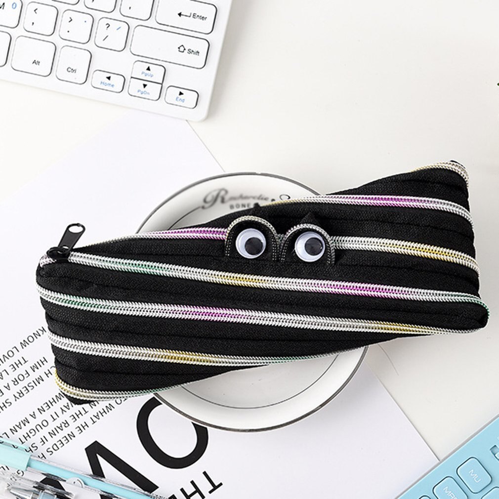 Zipper Little Monster Pencil Case Personality Stat... – Vicedeal