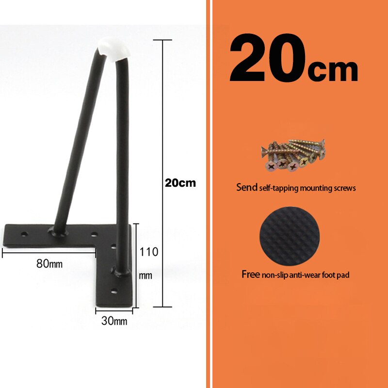 4pcs 10cm-40cm iron table Legs for metal furniture... – Vicedeal